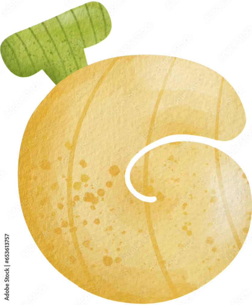 Banana Alphabet Letter PNG paper texture Stock Illustration | Adobe Stock