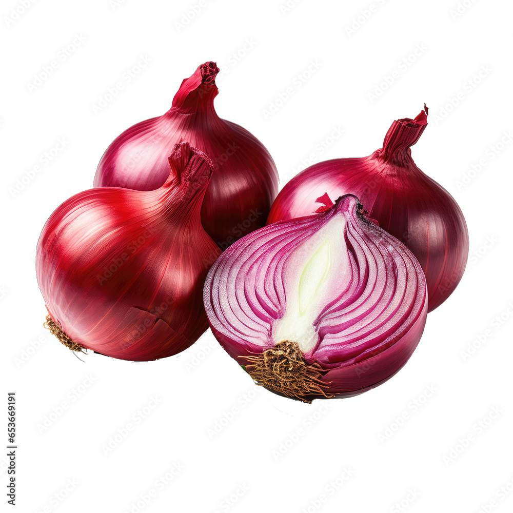 sliced red onion . Clipart PNG image . Transparent background ...