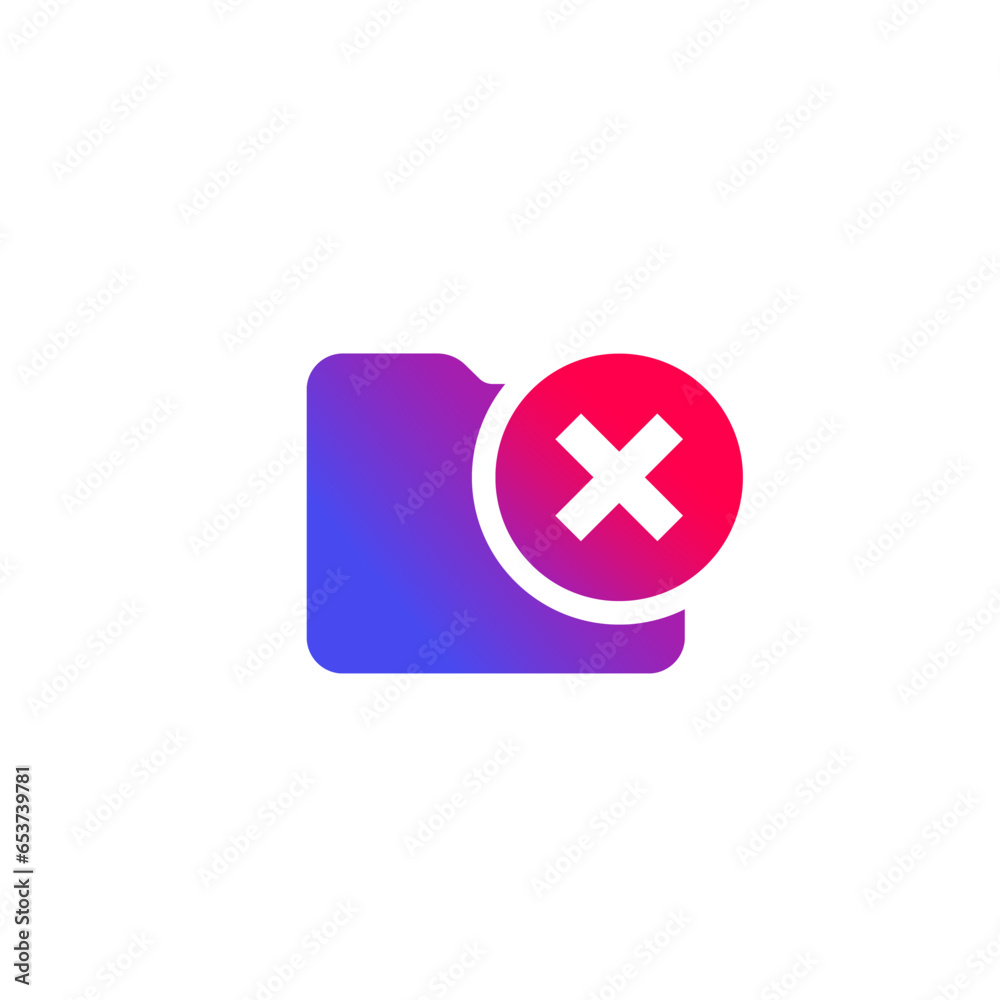 no access to folder icon for ui Stock Vector | Adobe Stock