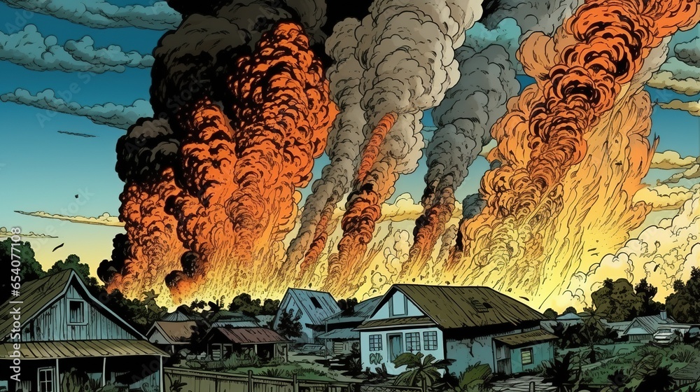 Natural disasters and their impact on vulnerable communities. Fantasy ...