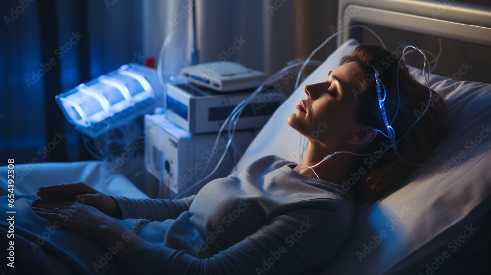 Polysomnography sleep study of body functions medical health check nap ...