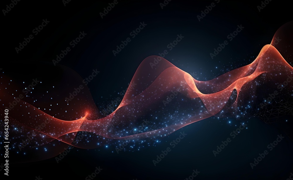 AI style background futuristic background image of AI neural nets ...