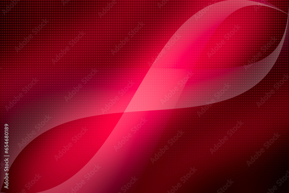 Illustrated red graphic design on dynamic flow on wave textures ...