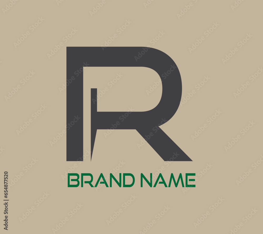 R logo. EPS file. Editable Color. CMYK Color mode. Free Font used. Easy ...