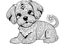 Abstract Sketch Dog Portrait Art Free Stock Photo - Public Domain Pictures