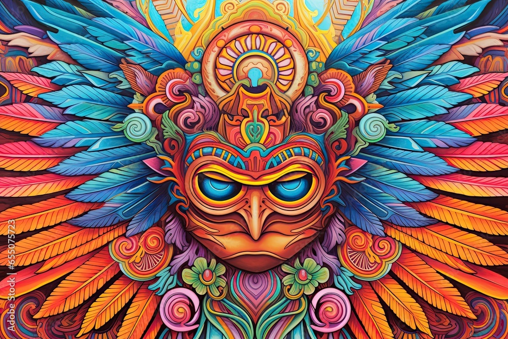 Vibrant Street Mural: Celebrating Chicano Culture & Heritage Through ...