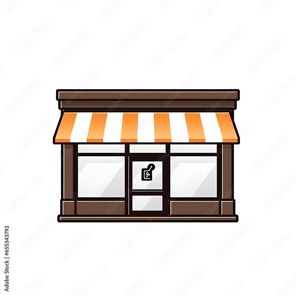 minimalistic icon of Storefront, business clipart, transparent ...