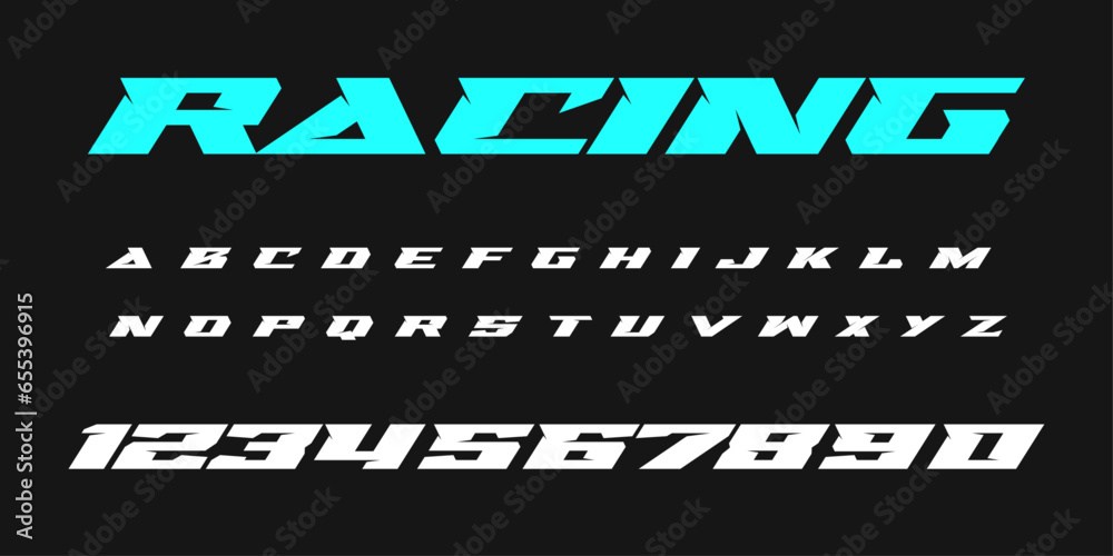 Racing lettering vector graphic apparel clothing prints eps svg png ...