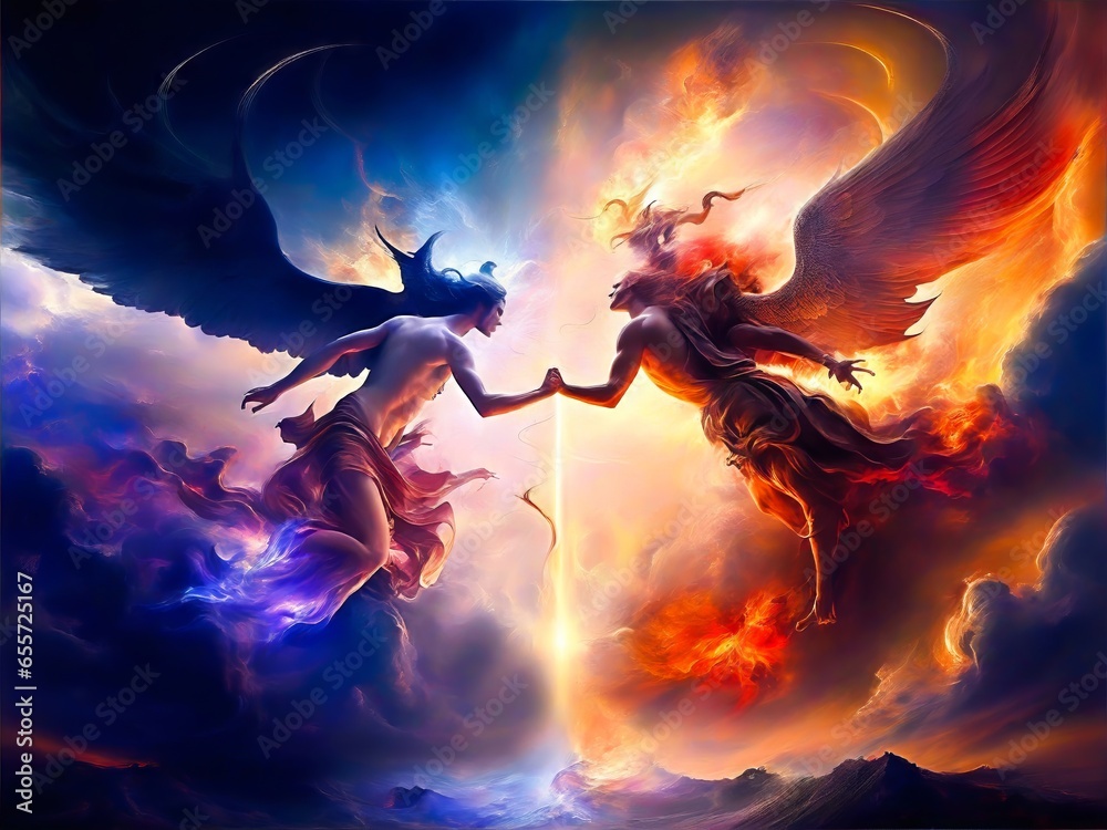 Clash of Demons from Hell. War of the Underworld. Fallen Angels. War of ...