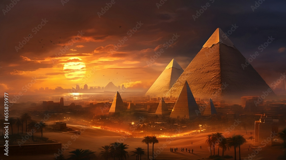 Stock-Foto „a well organised african ancient civilisations, ancient ...