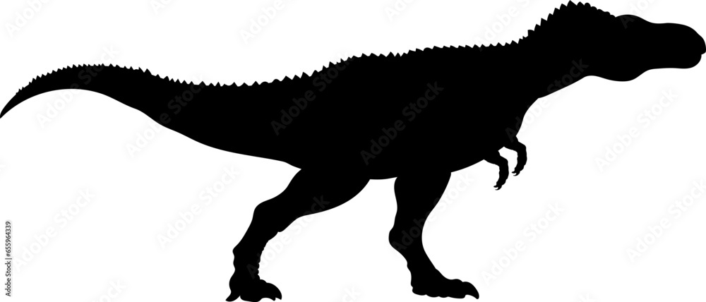 Alectrosaurus. Dinosaur Silhouette. Dinosaur SVG Types of dinosaurs ...
