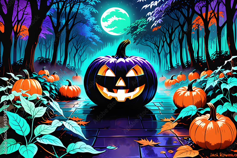 Halween Spooky Magic Stock Illustration | Adobe Stock