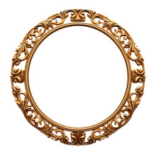 Vintage Floral Gold Frame Free Stock Photo - Public Domain Pictures
