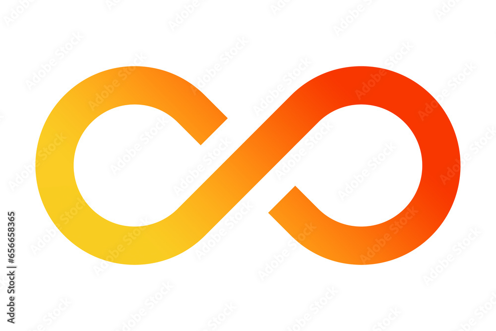 Circular economy concept. Sheet metal in arrow infinity recycling ...