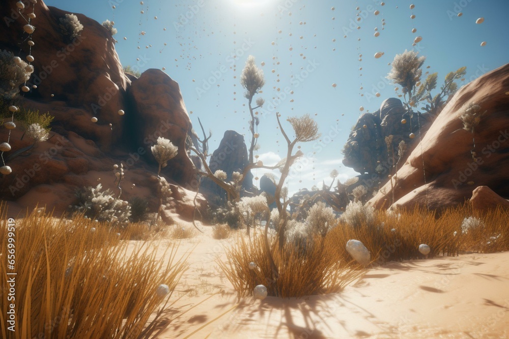 A breathtakingly detailed desert landscape in Unreal Engine 5 ...