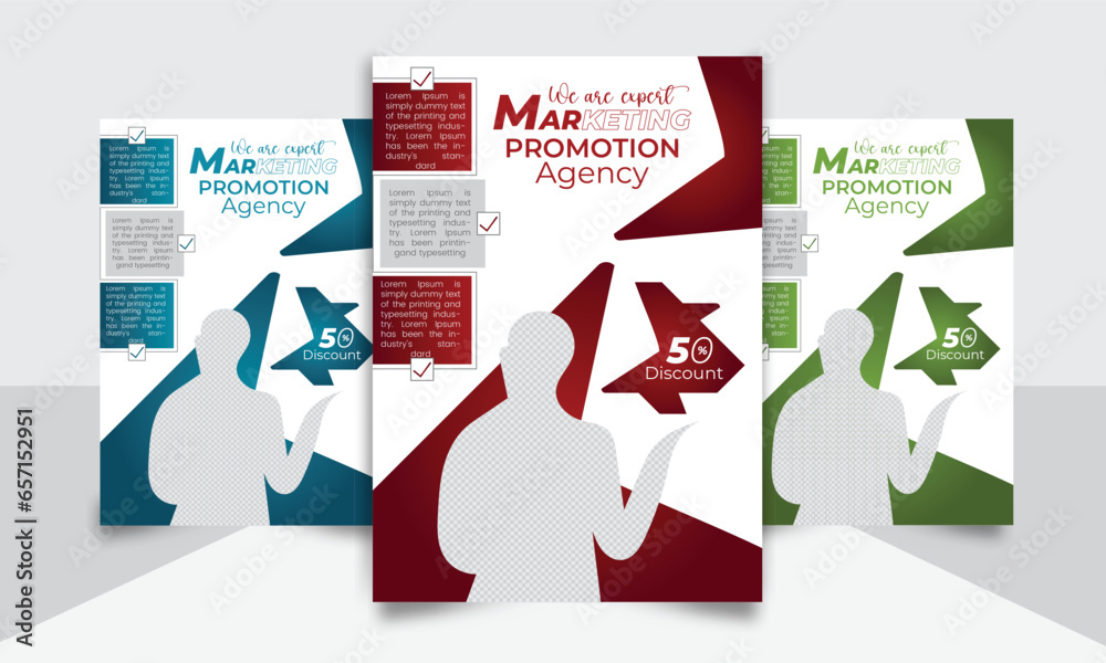 Flayer layout with modern design. Professional unique flayer design ...