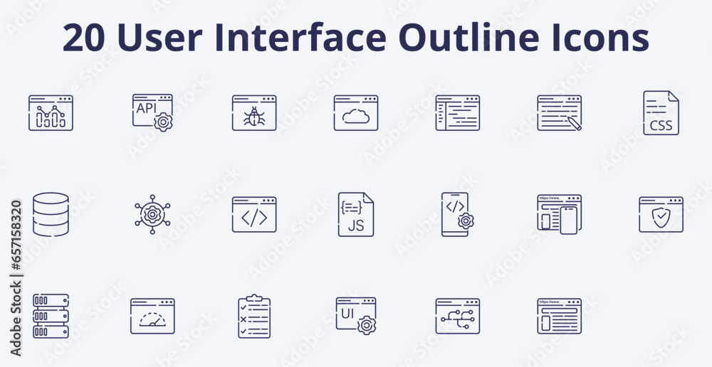 Comprehensive User Interface Icons Pack - UI Kit with Modern Interface ...