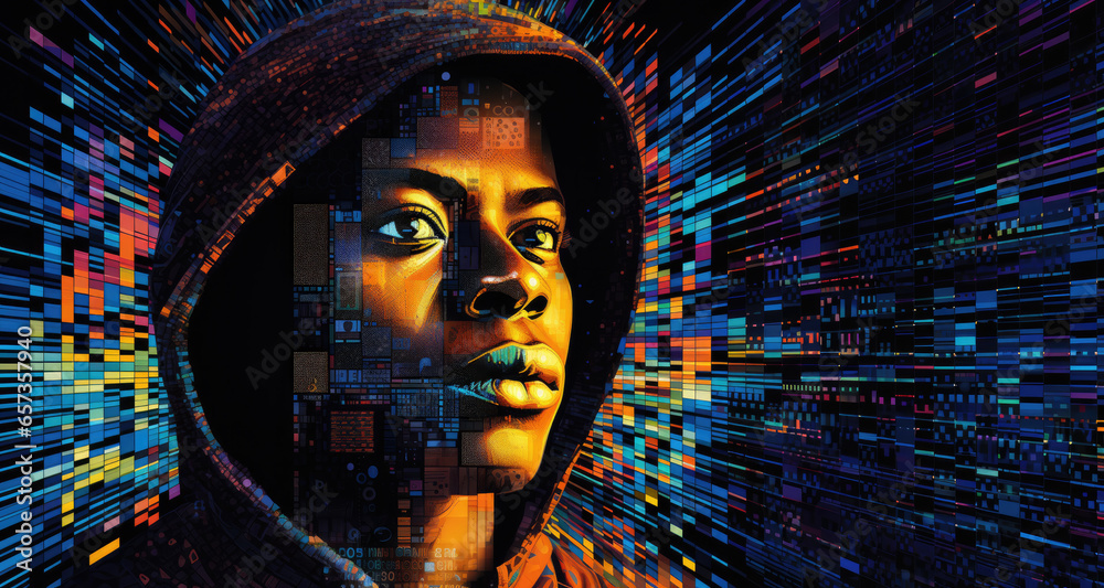 Digital Ethos & Progress: Black Tech Leader Fused with Code and Neural ...