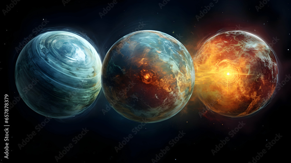 360 degree space nebula panorama, equirectangular projection ...