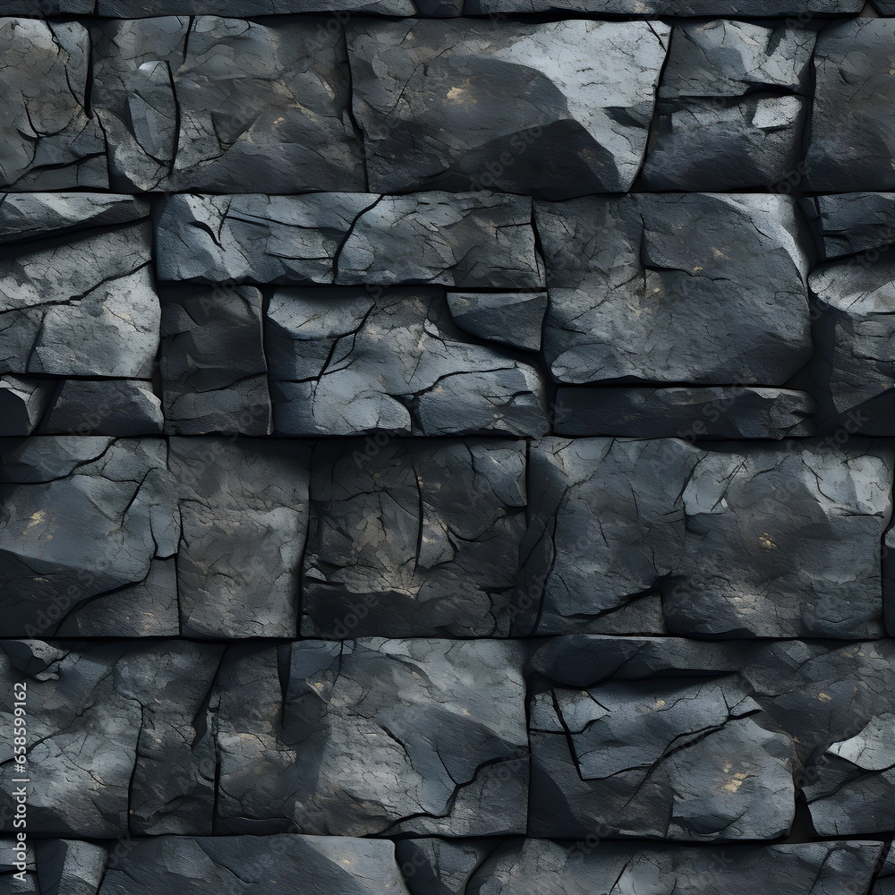 Seamless slate slab rock face normal map background texture. Grunge ...