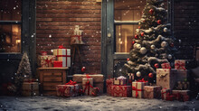 Cute Christmas Shop Free Stock Photo - Public Domain Pictures
