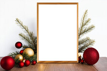 Christmas Frame Card Vertical Free Stock Photo - Public Domain Pictures