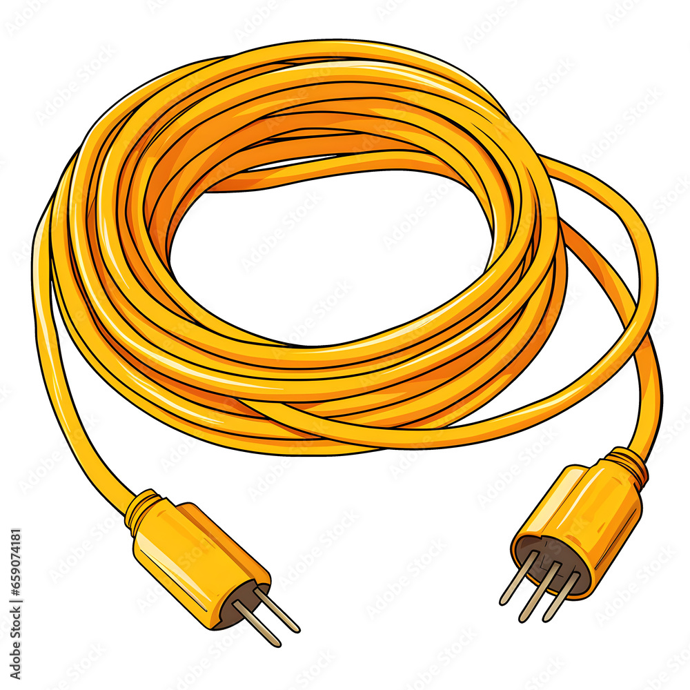 cartoon clipart of Extension Cord, tool clipart, construction worker ...