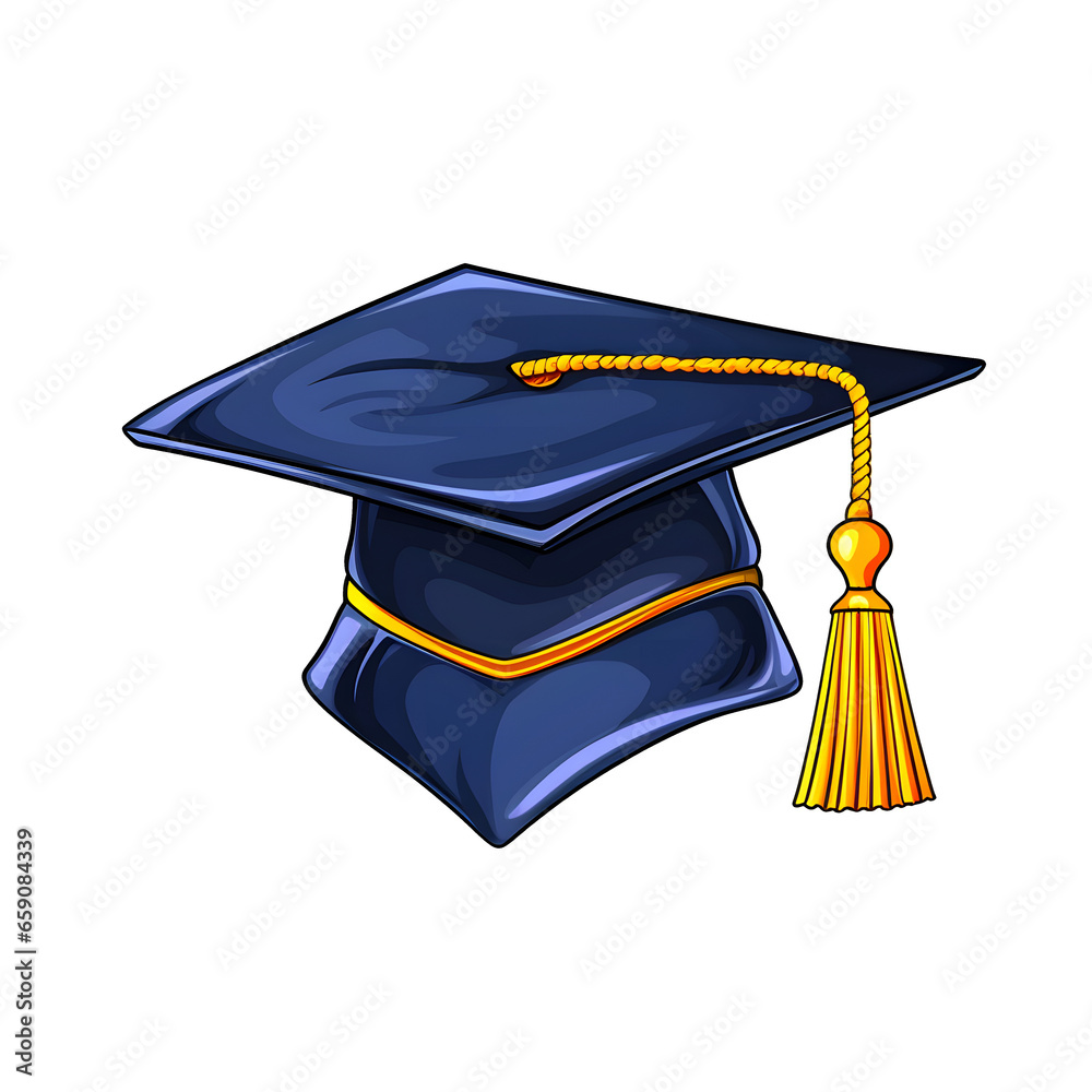 clipart of Graduation Cap, cartoon school clipart, transparent ...