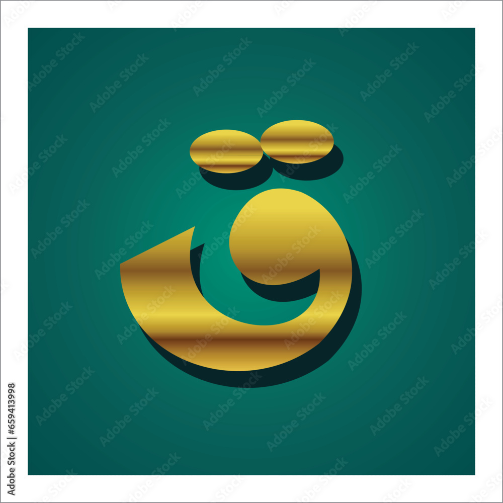 Arabic Alphabet golden free style Arabic Alphabet, background dark ...