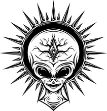 Alien Abstract Art Ink Free Stock Photo - Public Domain Pictures