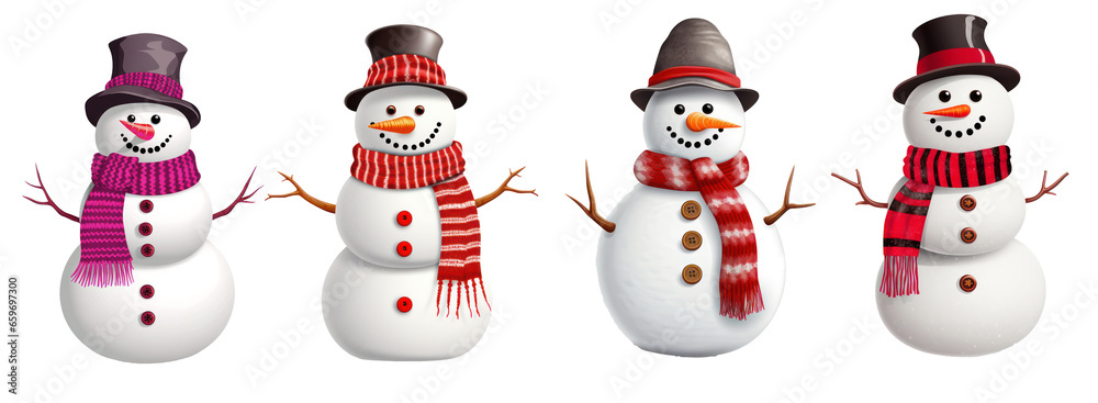 A cute collection of snowman bundles for Christmas and New Year's ...