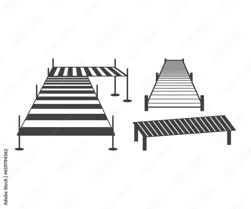 Dock Bundle, Boat Dock svg, Dock Clipart, Wooden Quay svg, Dock Cut ...