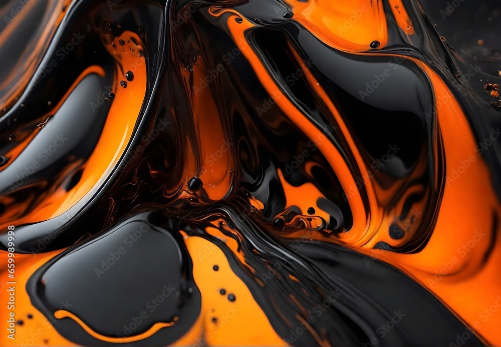 An abstract exploration of color and motion, where the dark intensity ...