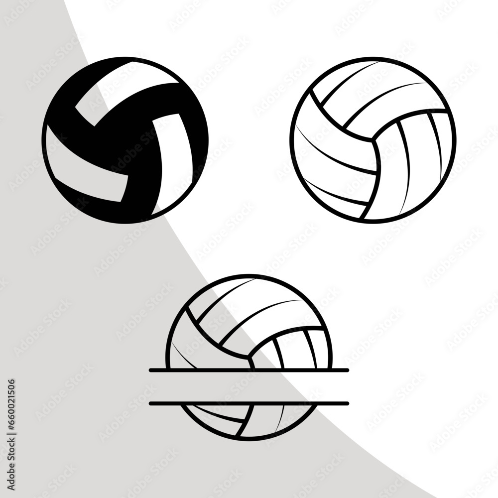 Volleyball Silhouette Svg, Volleyball Monogram Svg, Team, Clip Art ...