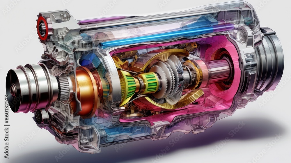 A visual representation or diagram showing the internal components and ...