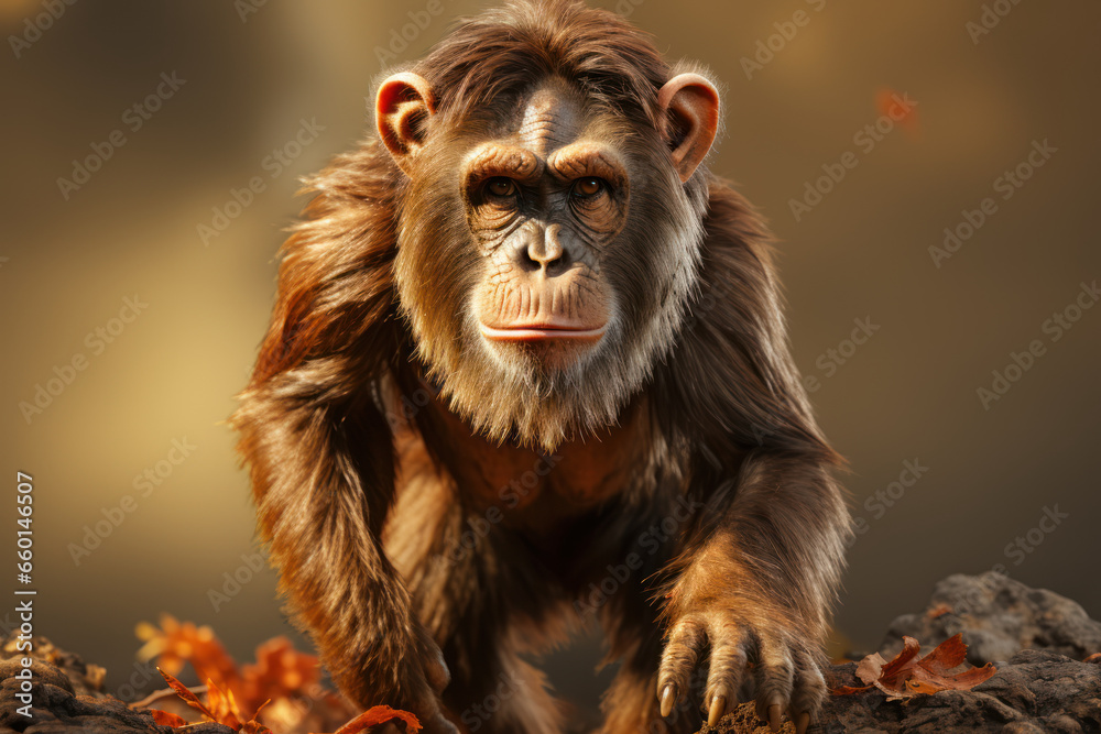 A reconstruction of the Australopithecus afarensis, our distant human ...