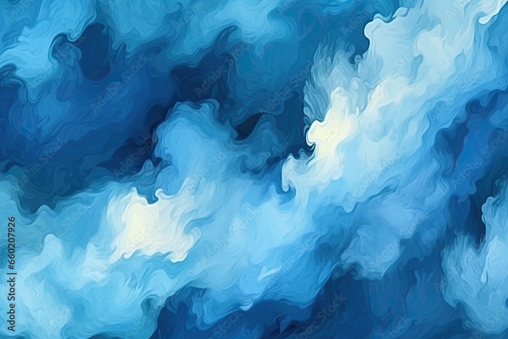 Abstract Blue Color Palette Background: Modern Digital Wallpaper ...
