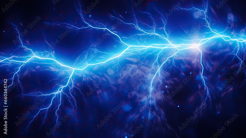 blue lightning background Stock Photo | Adobe Stock