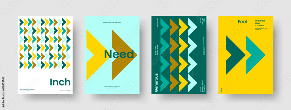 Abstract Poster Template. Modern Book Cover Layout. Isolated Banner ...