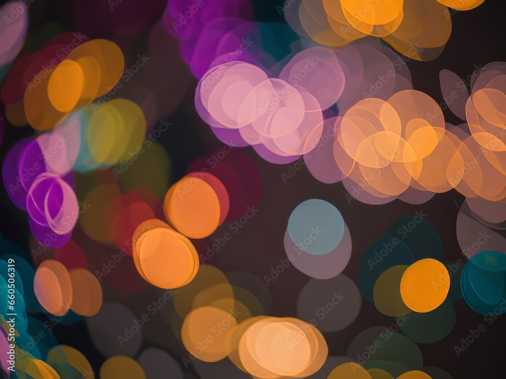 Explora la interesante interacción de luces y sombras en el bokeh ...