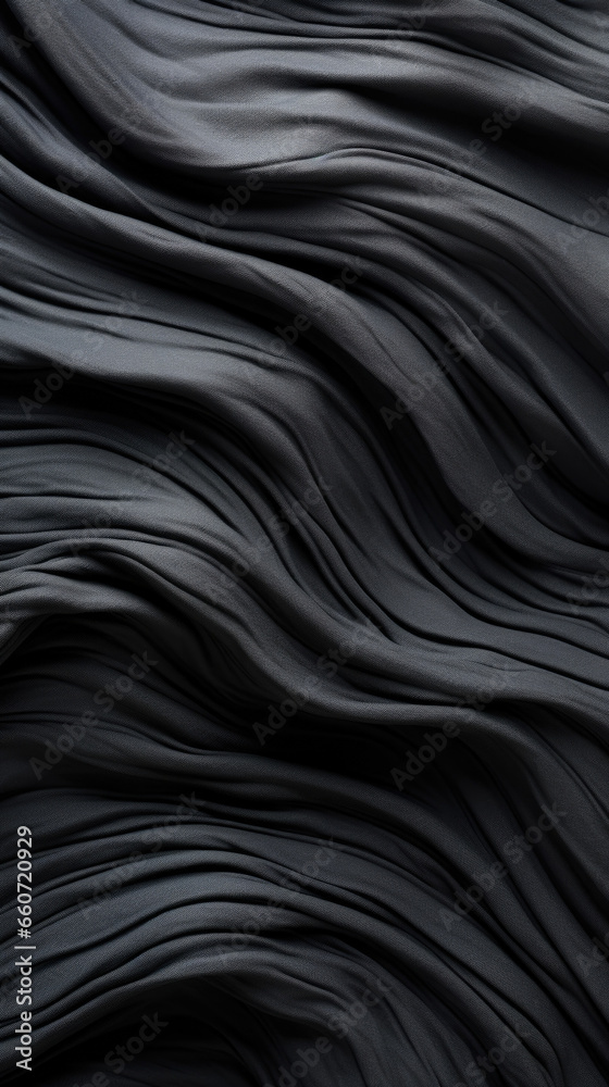 Closeup of a crinkled rubber texture, with wrinkles and folds creating ...