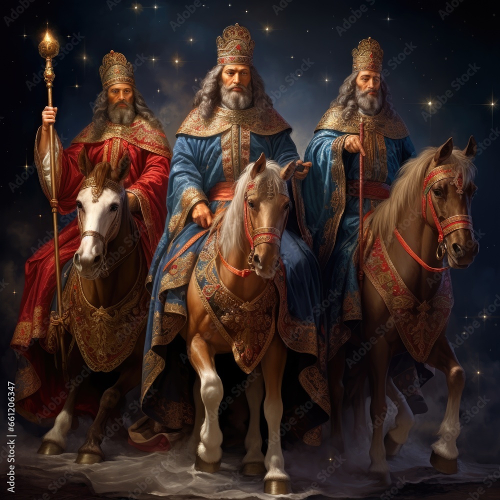 Three Kings Day, The Three Wise Men, Reyes Magos, Religion bible ...