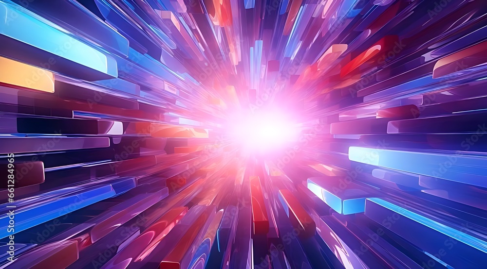 Colorful line spectrum lights effect background. 8k resolution. Best ...