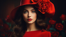 Woman In Red Hat Free Stock Photo - Public Domain Pictures