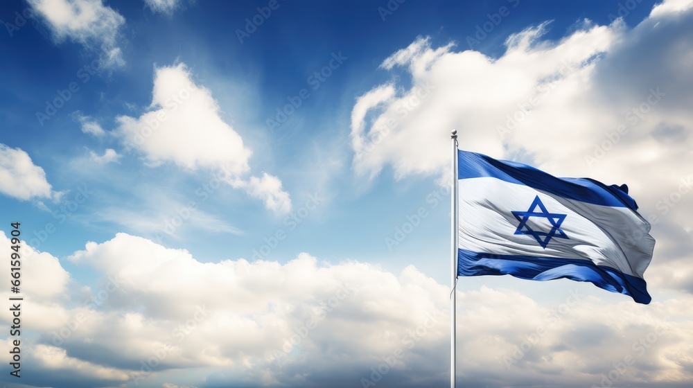 Patriotic skies: Celebrate Israel's pride with flags and the Star of ...