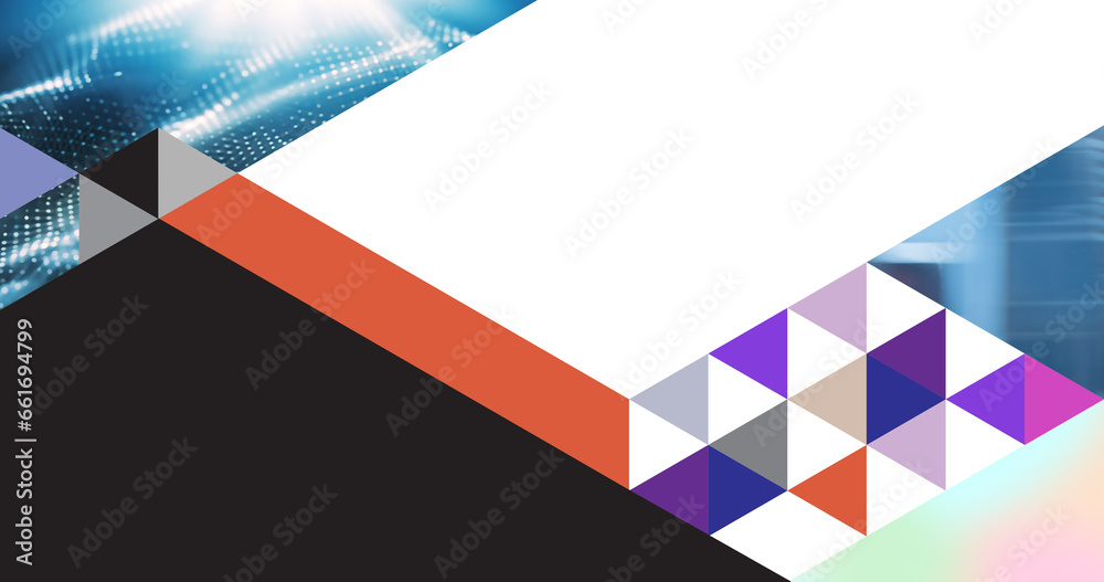 Ultra modern design collage style abstract background with copy space ...