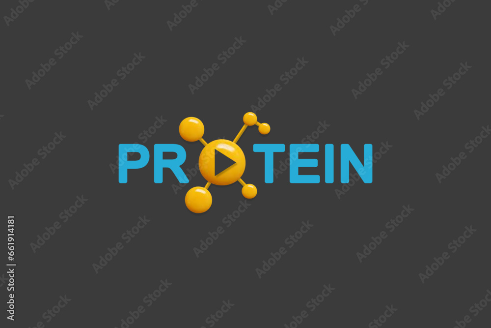 Vector is the word protein from amino acids to complex protein ...