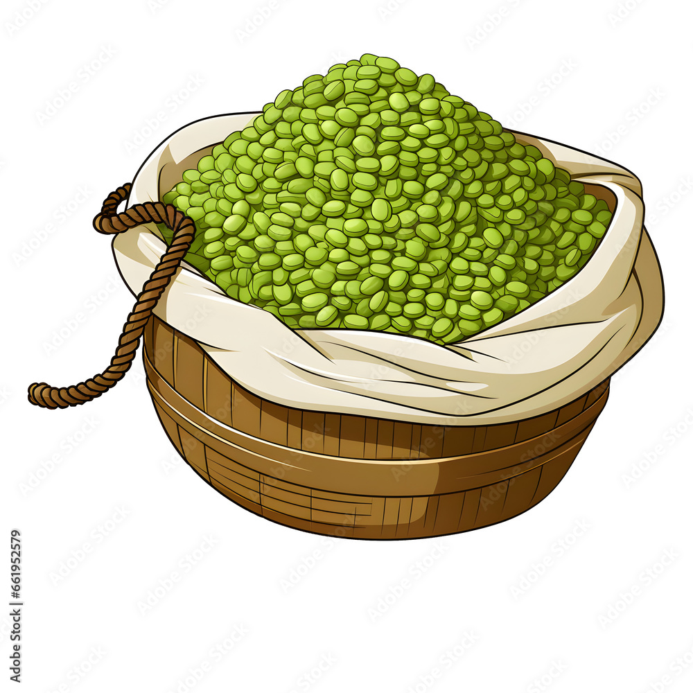 cartoon clipart of Mung Beans, food clipart, vegetables clipart ...