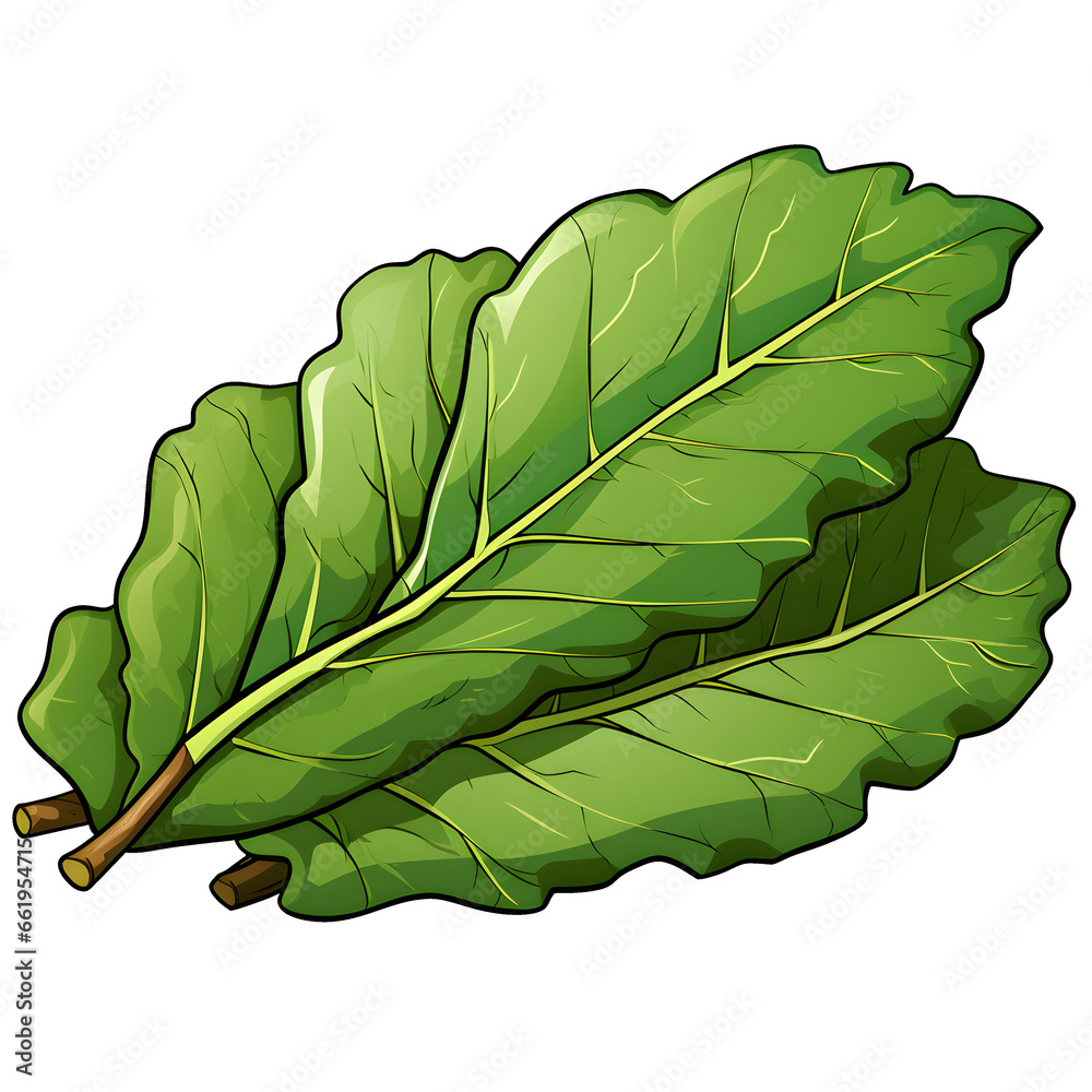 cartoon clipart of Collard Greens, food clipart, vegetables clipart ...