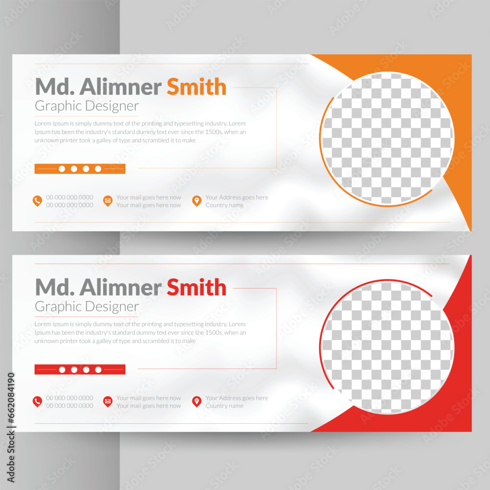 Personal Facebook Cover Page design , vector file template layout ...